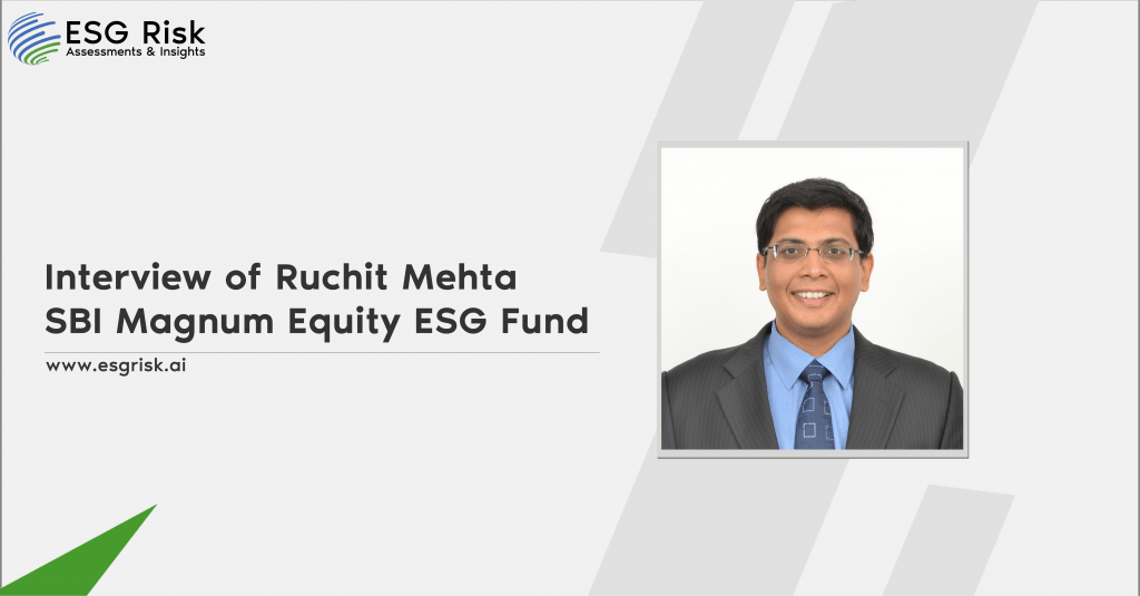 “ESG analysis is an extension of the existing security evaluation process” - Ruchit Mehta, SBI ...